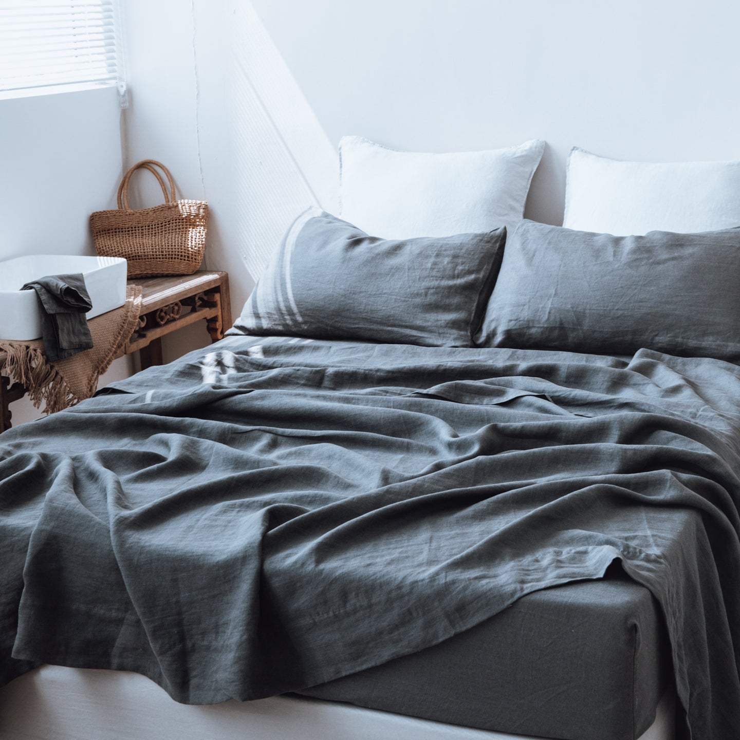 Linen Sheet Set - Basic Style – Simple&Opulence