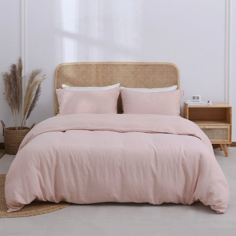 Linen Duvet Cover Set - Basic Style – Simple&Opulence