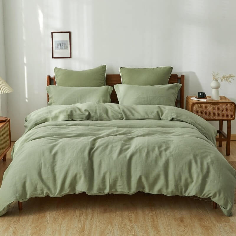 Linen Duvet Cover Set - Basic Style – Simple&Opulence