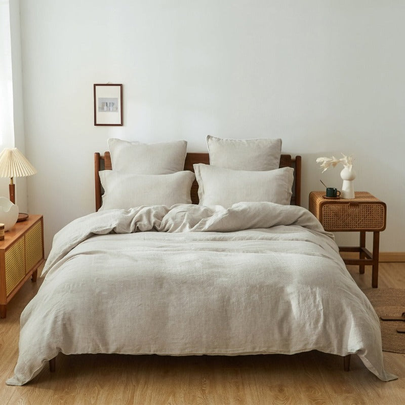 Linen Duvet Cover Set - Basic Style – Simple&Opulence