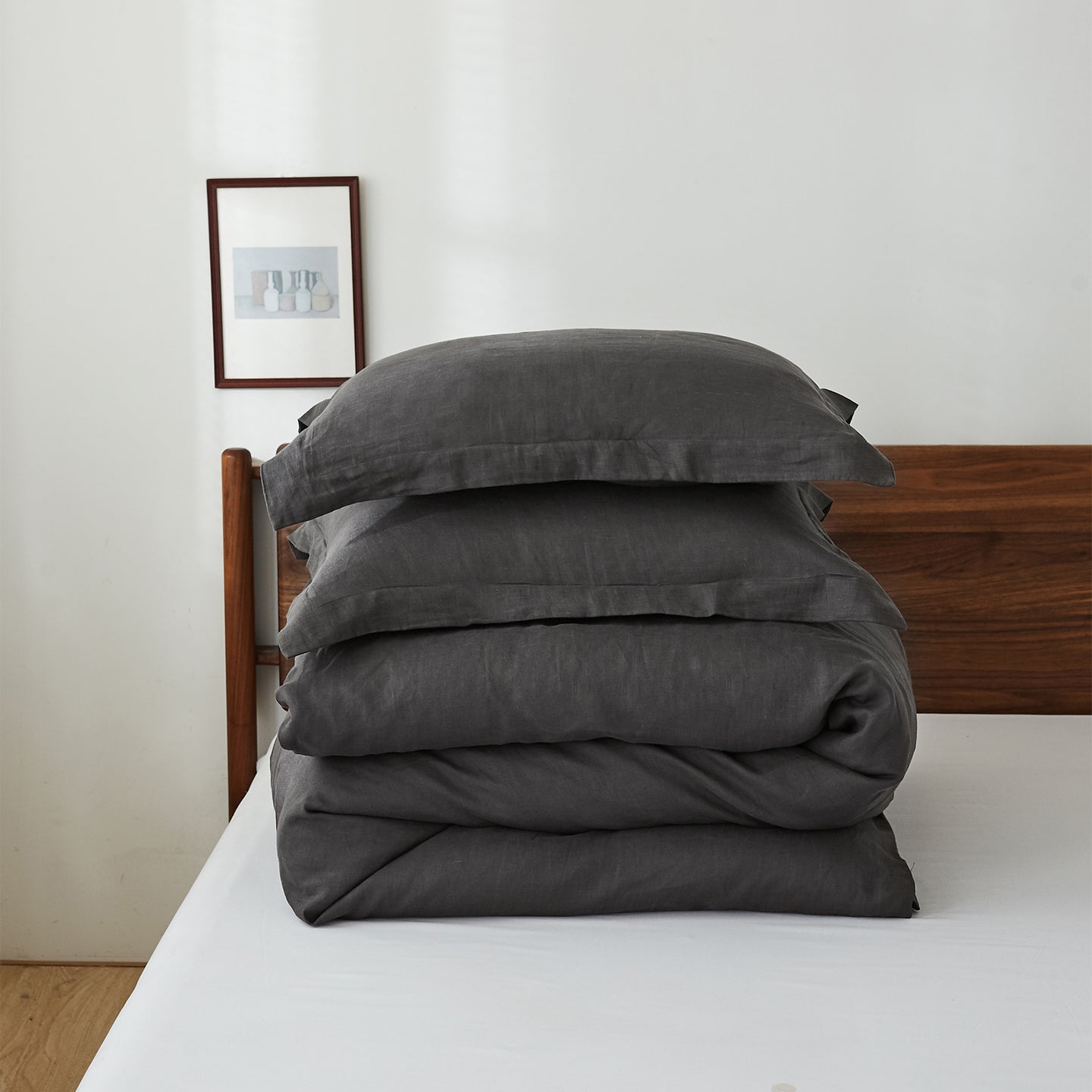 Linen Duvet Cover Set - Basic Style – Simple&Opulence