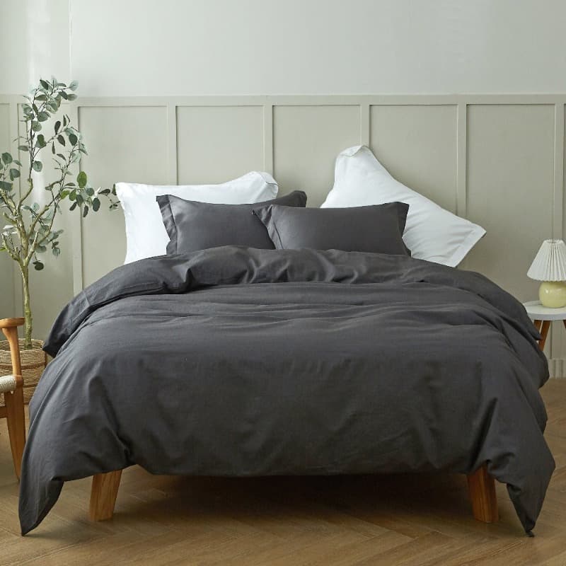 55% Linen + 45% Cotton Blend Duvet Cover Set – Simple&Opulence