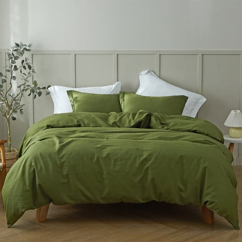 55% Linen + 45% Cotton Blend Duvet Cover Set – Simple&Opulence