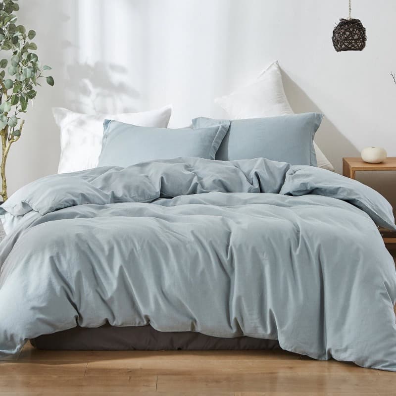 55% Linen + 45% Cotton Blend Duvet Cover Set – Simple&Opulence