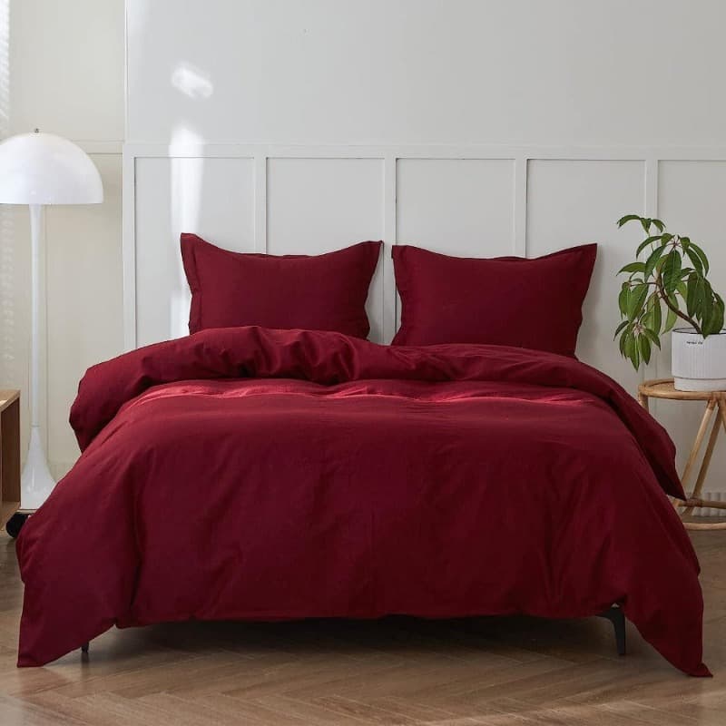 55% Linen + 45% Cotton Blend Duvet Cover Set – Simple&Opulence